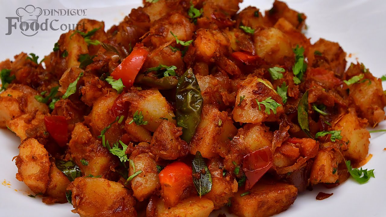 Spicy & Tasty Potato Masala Fry/ Aloo Fry/ Potato Masala - YouTube