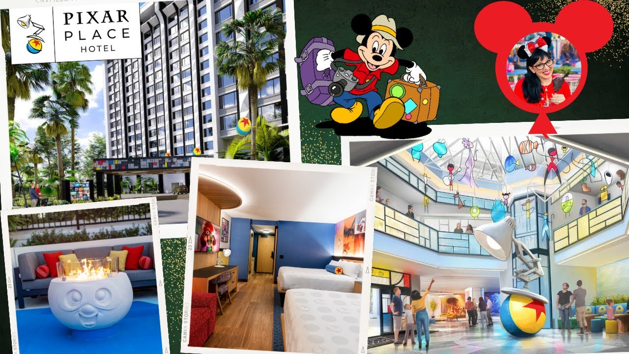 Disney's New Pixar Place Hotel! Disneyland Resort! 🥳🏰 - YouTube