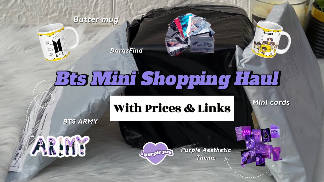 BTS Mini Shopping Haul: Cute Finds for Every ARMY! - YouTube