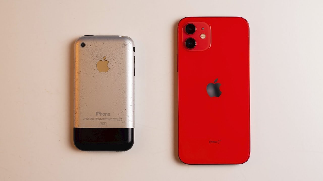 Apple iPhone 1 vs iPhone 12 Incoming Call - YouTube