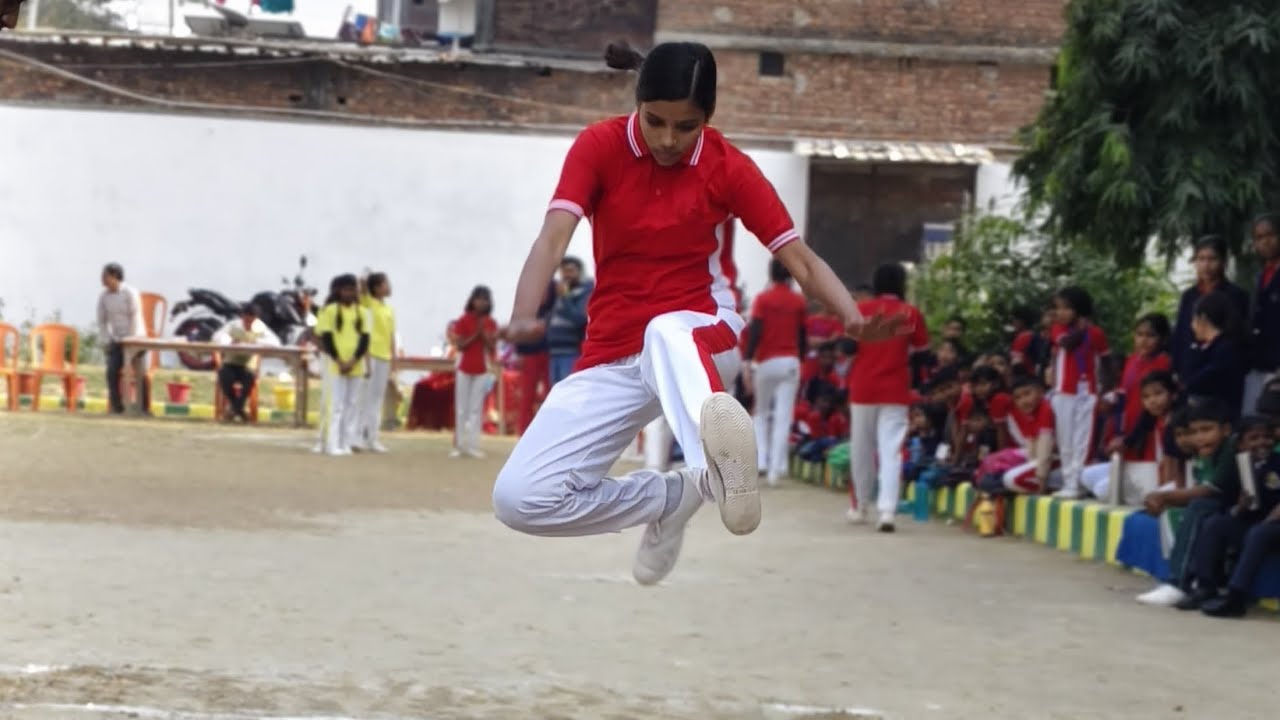 Senior Girls Long Jump Competition 🔥 ||NATIONAL CONVENT SCHOOL - YouTube