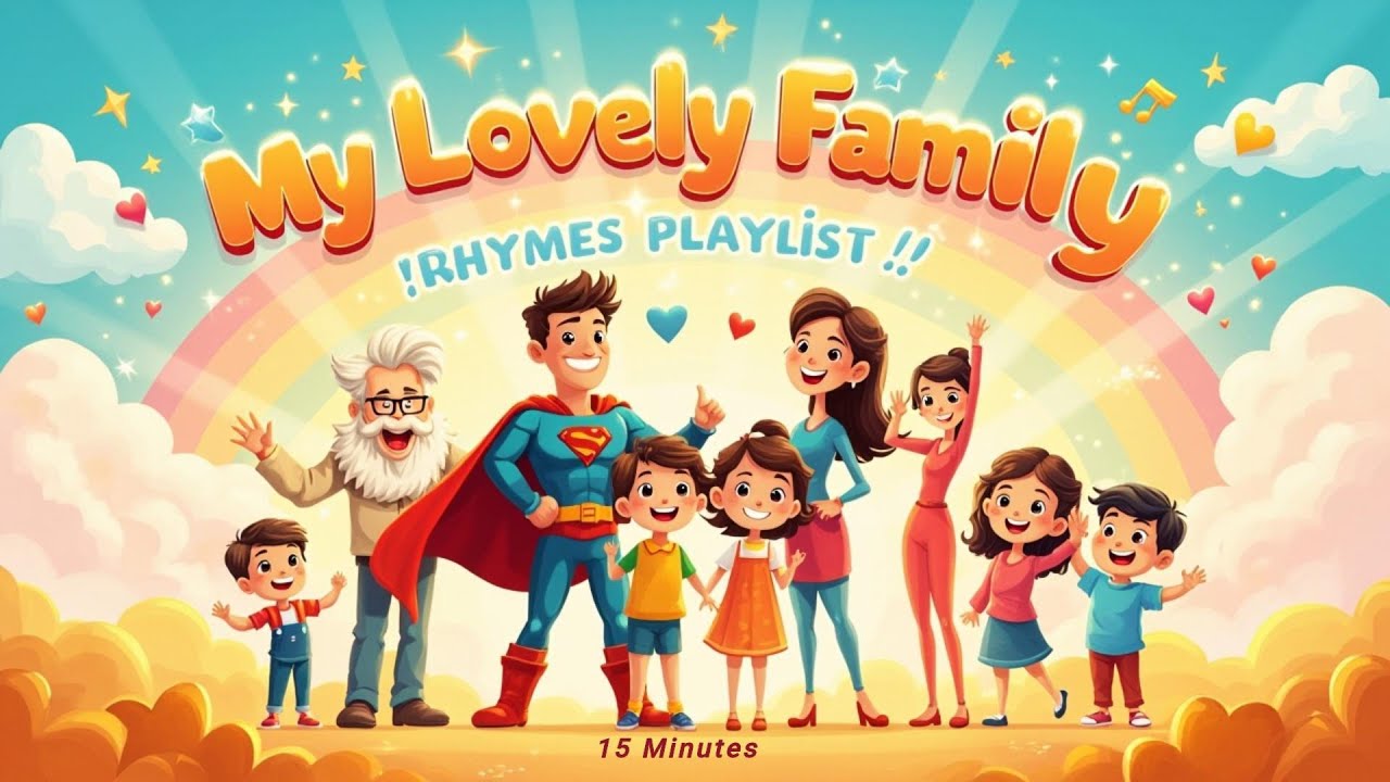 My Lovely Family” – The Ultimate Family Rhymes Playlist for Kids! - YouTube