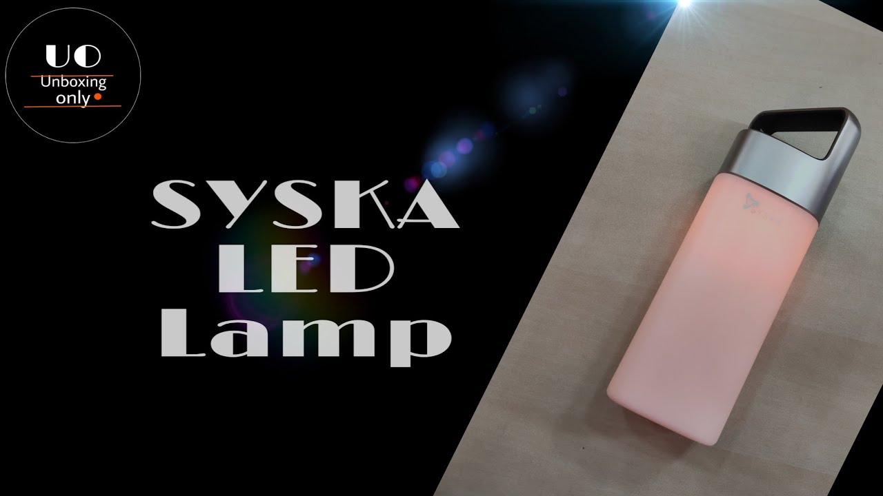 SYSKA Portable LED Lamp Unboxing || SYSKA Smart Table Lamp Review - YouTube