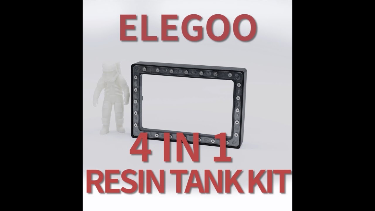 ELEGOO 4 In 1 Resin Tank Kit at $29.99 #GIVEAWAY （for LCD/DLP printers ...
