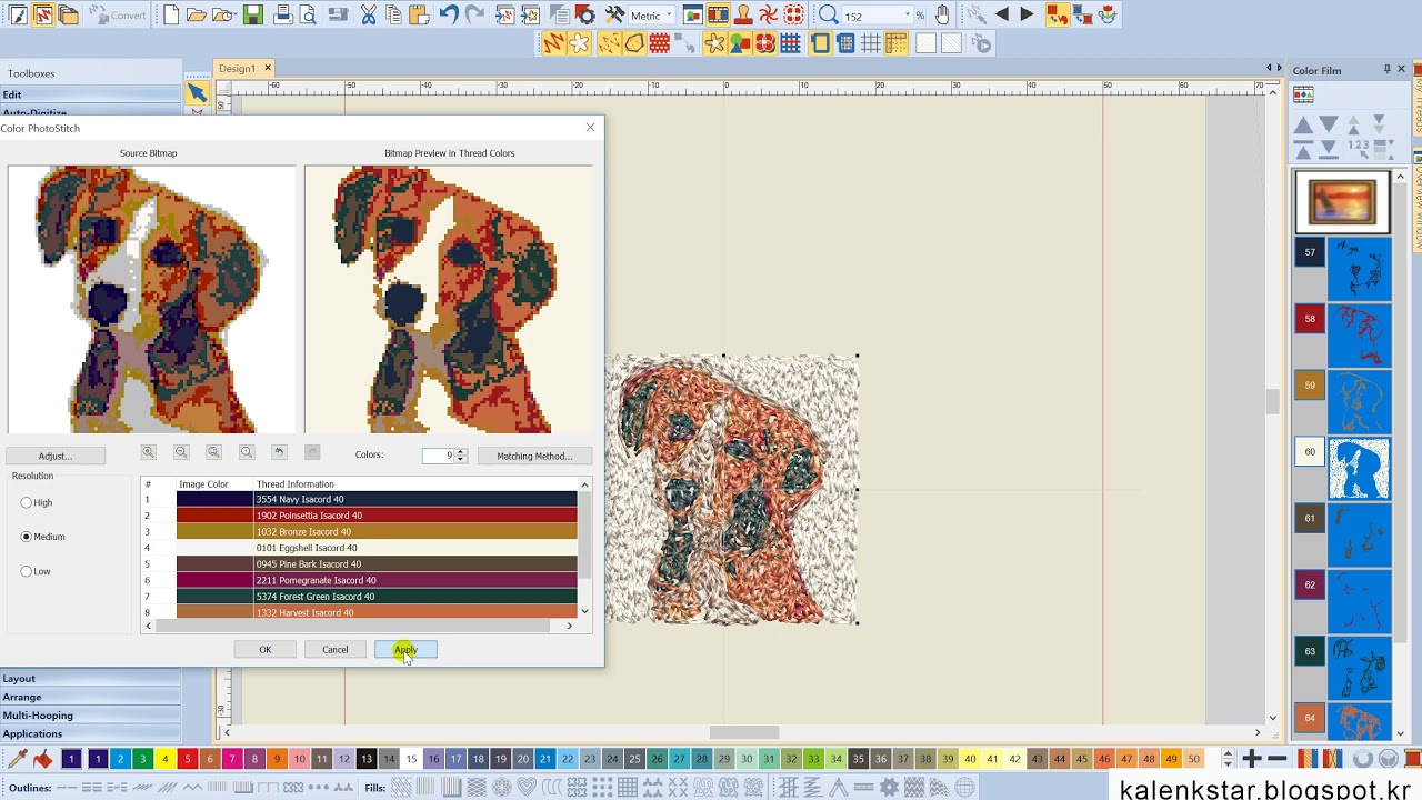 HOW TO DIGITIZE COLOR PHOTO STITCH? - YouTube