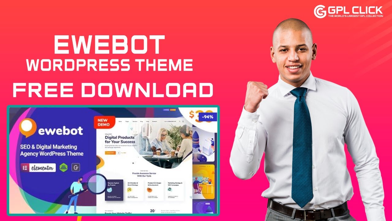 Ewebot Theme Free Download Latest Version | Lifetime Free Updates ...