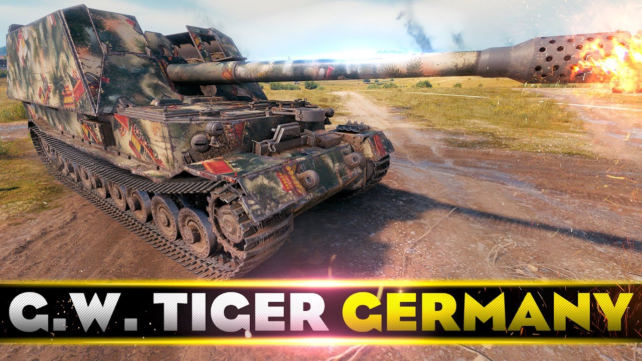 World of Tanks G.W. Tiger (P) - 9 Kills 1,7K Damage - YouTube