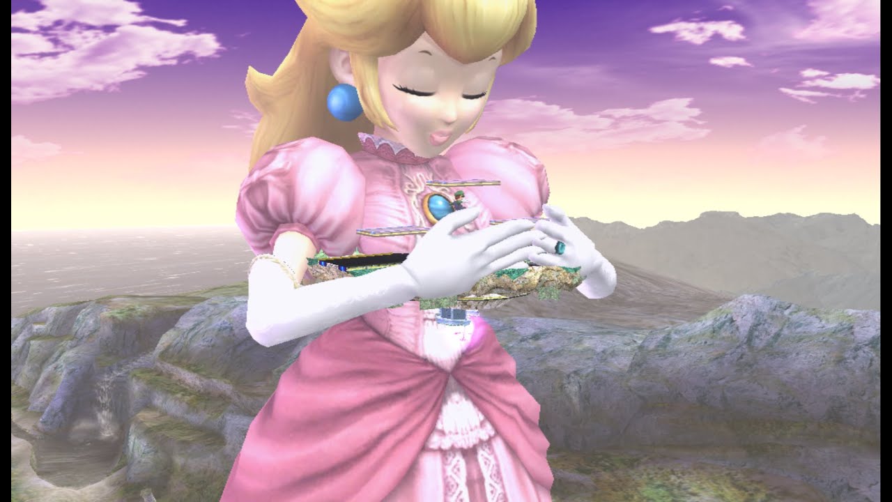 【SSBB】Giant peach stage 【Mod】 - YouTube