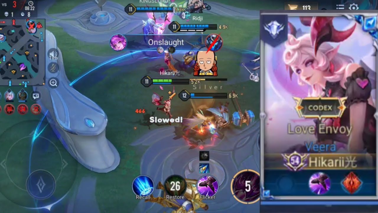 AOV : Solo Ranked Veera Mid Lane : Arena Of Valor - YouTube