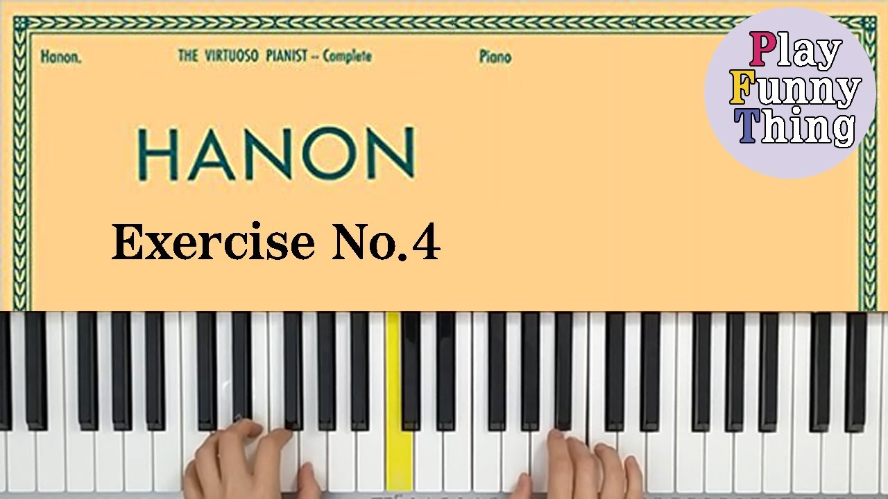 Learning Hanon - Exercise No.4 - YouTube