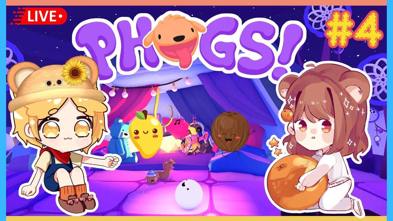 【🔴】PHOGS! #4【🔴】หม๋าแมง หม๋าคาปิ ผจญภัย ห้ามหลับนะ! @jibara 【EyezBenjaneth】 - YouTube