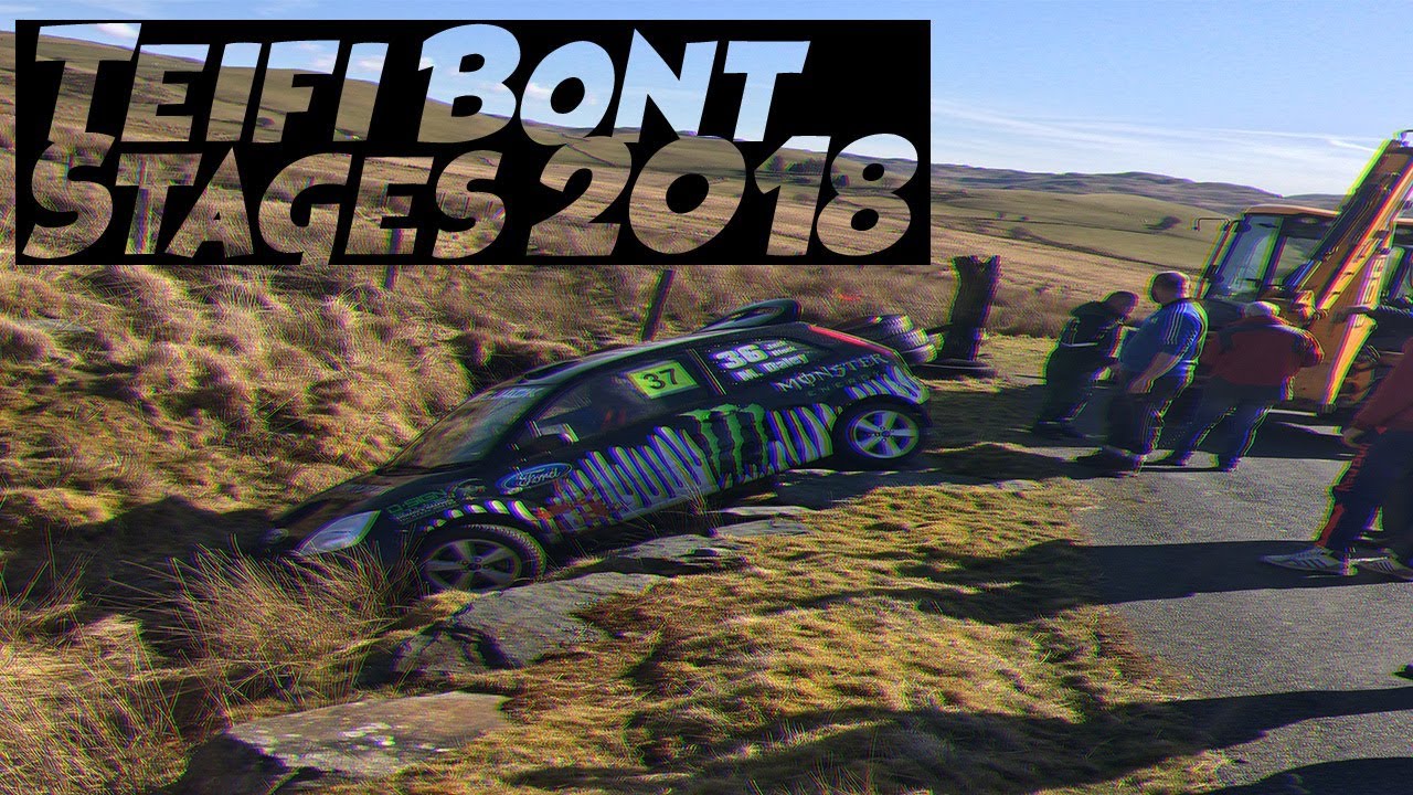 Teifi Bont Stages rally. Bont Best Bits 2018!! - YouTube