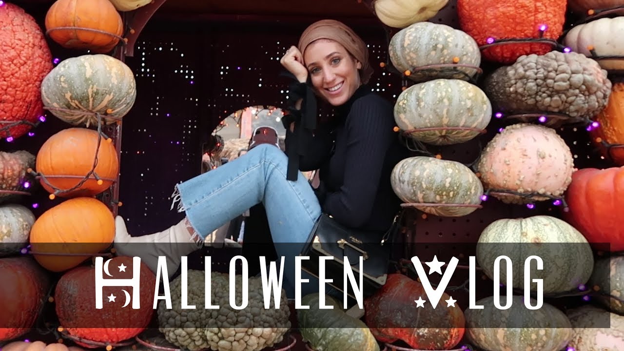 Halloween Vlog | My surprise Halloween Party, Pumpkin Patch, Party ...