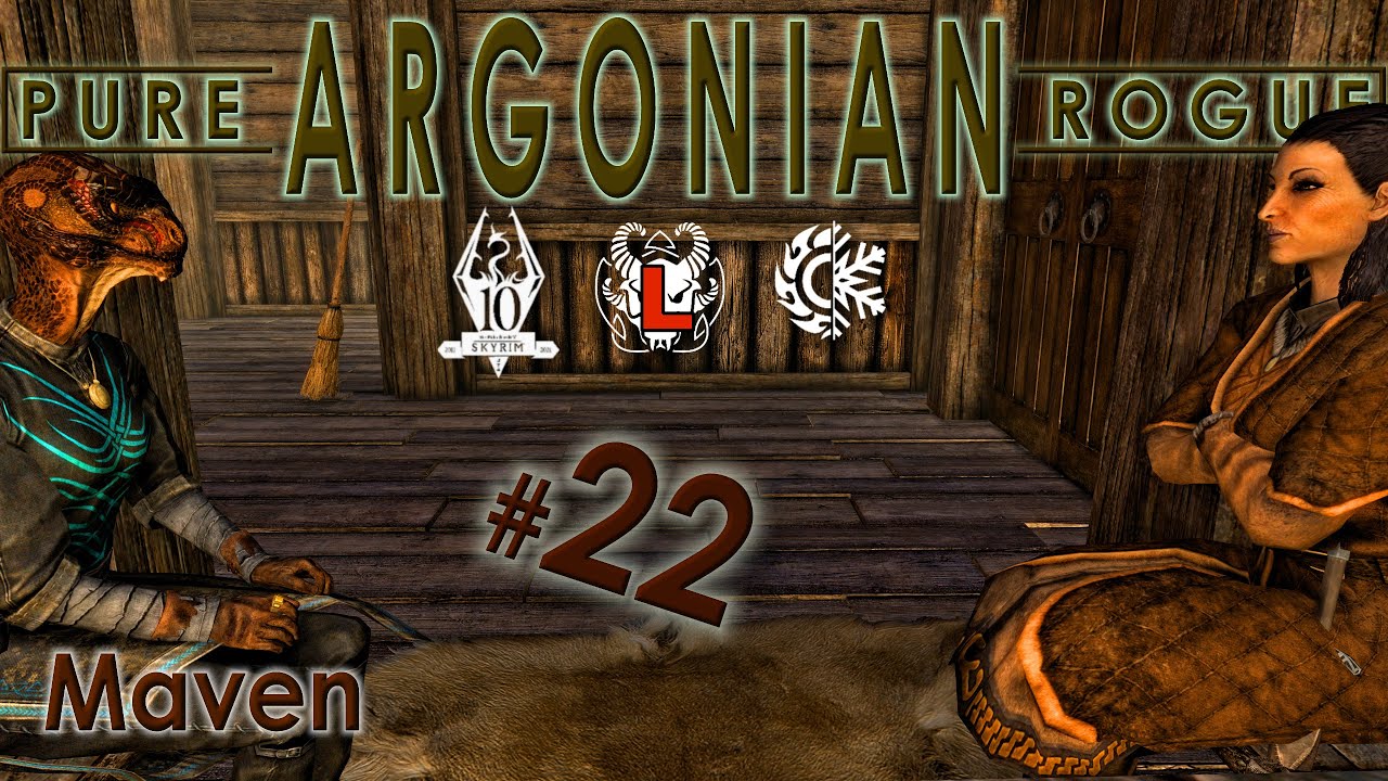 Pure ARGONIAN Rogue (22) - MAVEN - Vanilla Skyrim AE Legendary Survival ...