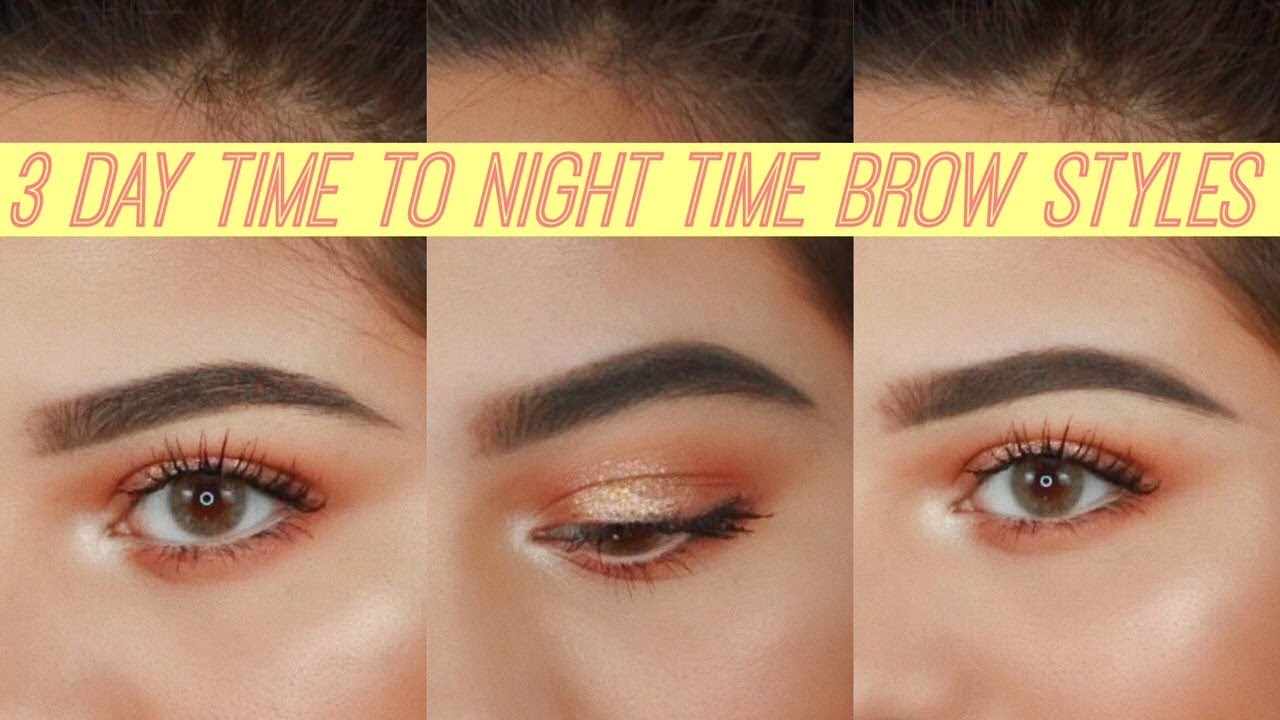 EASY EYEBROW TUTORIAL | 3 STYLES | Sarah Ayu - YouTube