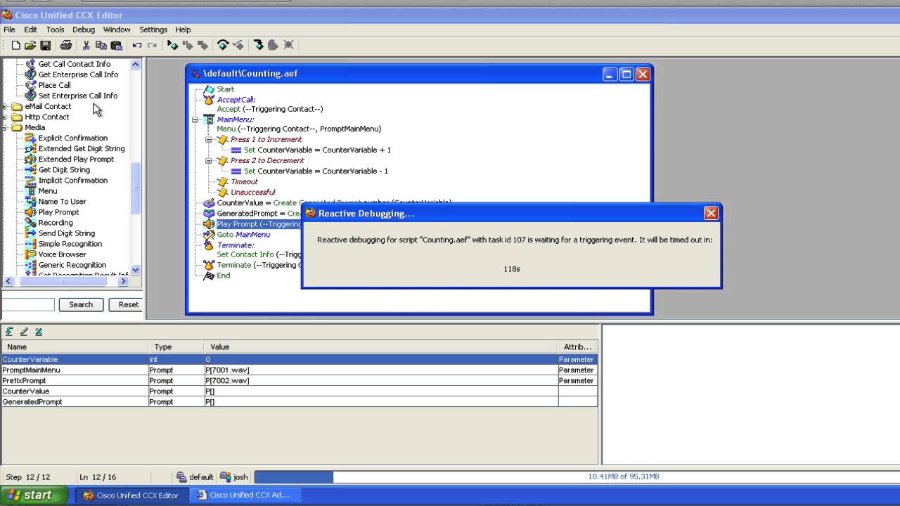 Counting in UCCX Scripts - YouTube