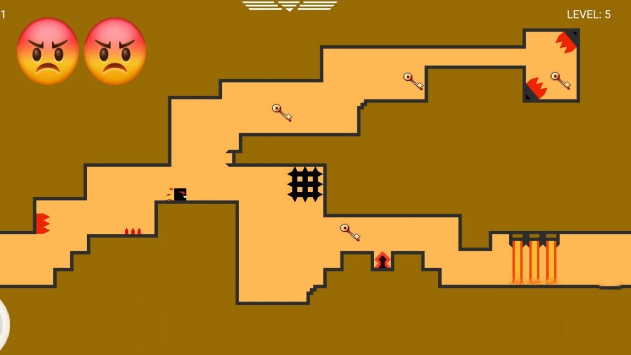 "Levil Devil 2" Collect all the keys in the level to win - YouTube