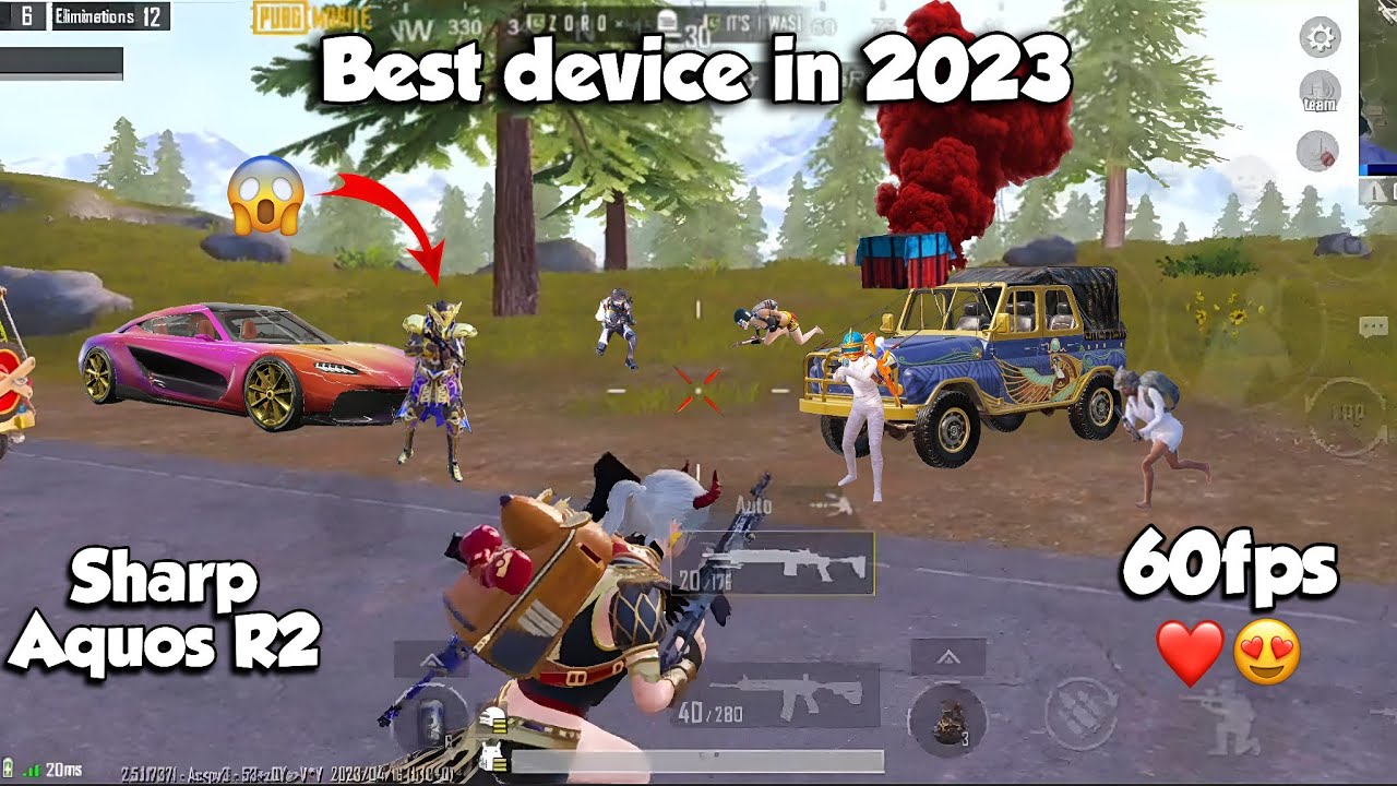 Sharp Aquos R2 🔥Best 60FPS Device for Pubg mobile in 2023 - YouTube
