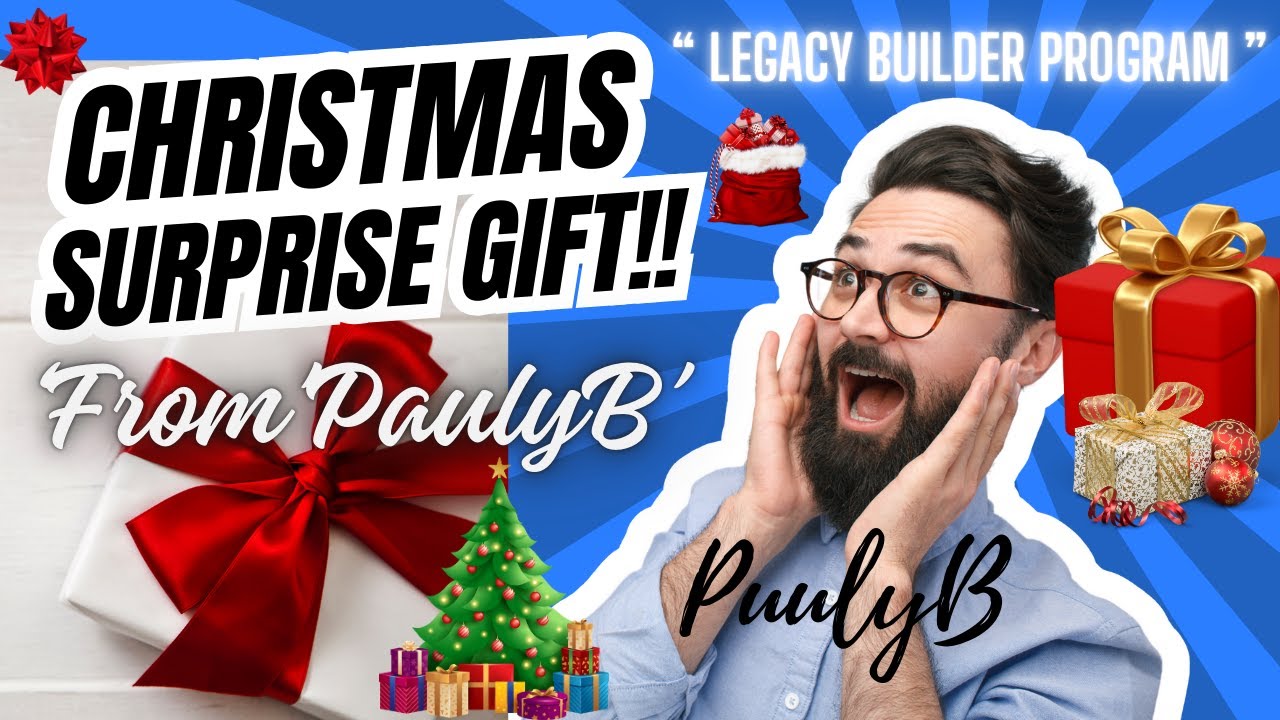 🤩THE LEGACY BUILDER PROGRAM CHRISTMAS SURPRISE GIFT!! LEGACY BUILDER ...