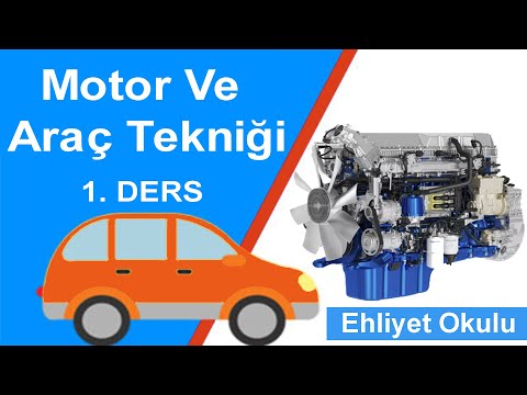 Motorun Çalışma Prensibi, Sistemleri ve Ehliyet Sınavı İçin Tüyolar! - 1.Ders Motor ve Araç Tekniği