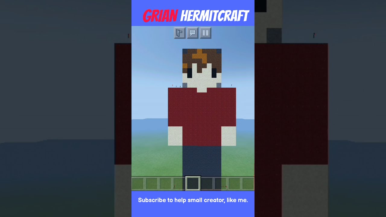Grian | Hermitcraft | Statue #short - YouTube