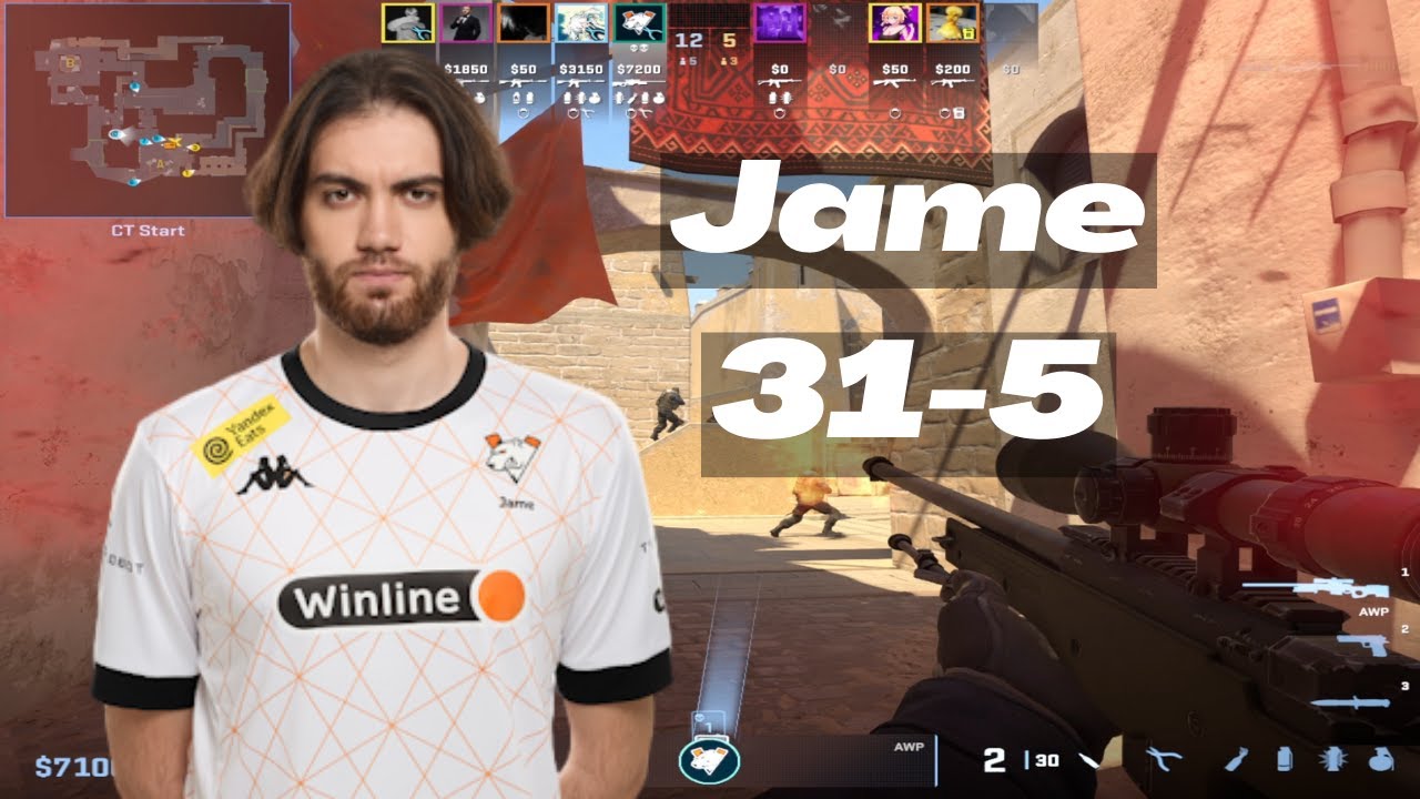 CS2 POV | Jame (31-5) Solo Q (mirage) | FACEIT Ranked | Feb 23, 2024 # ...