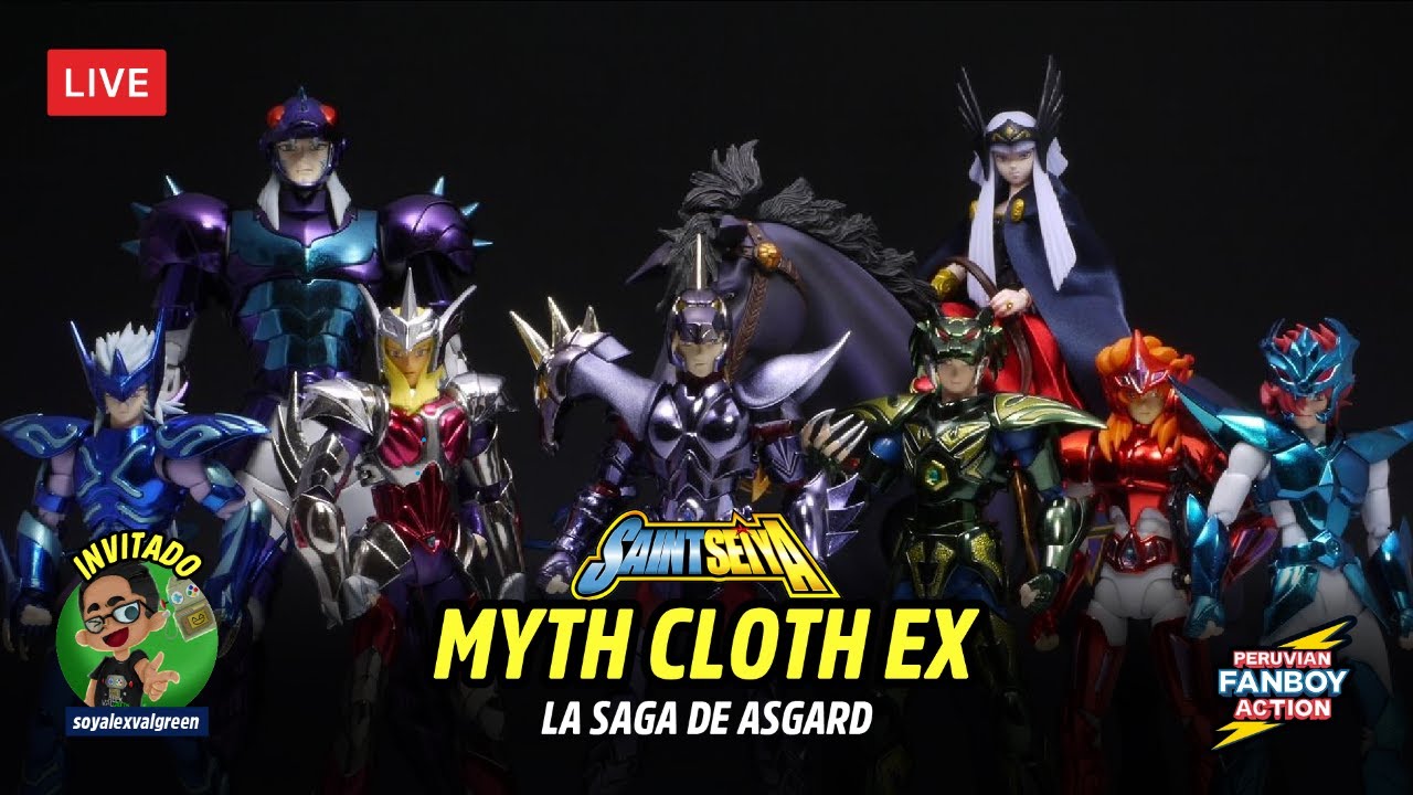 Saint Seiya - Myth Cloth Ex - La saga de Asgard - YouTube