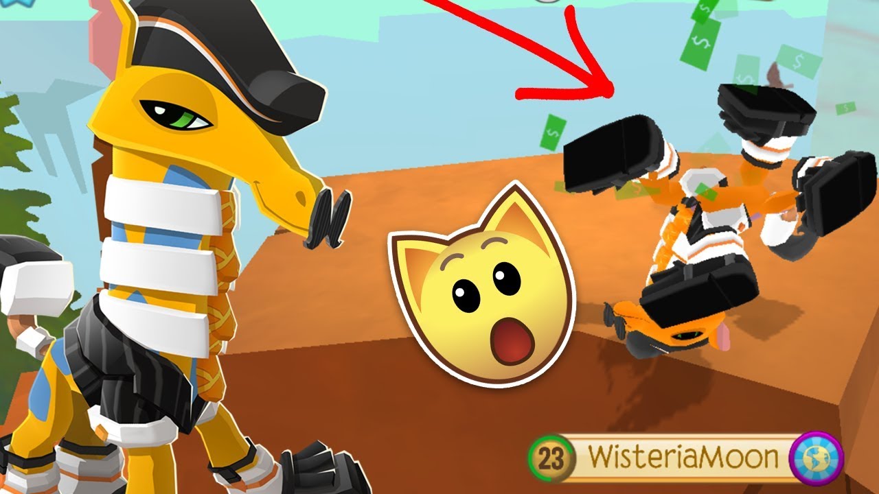 NEW ANIMAL JAM PLAY WILD GIRAFFES - FLEXING THAT CASH - YouTube