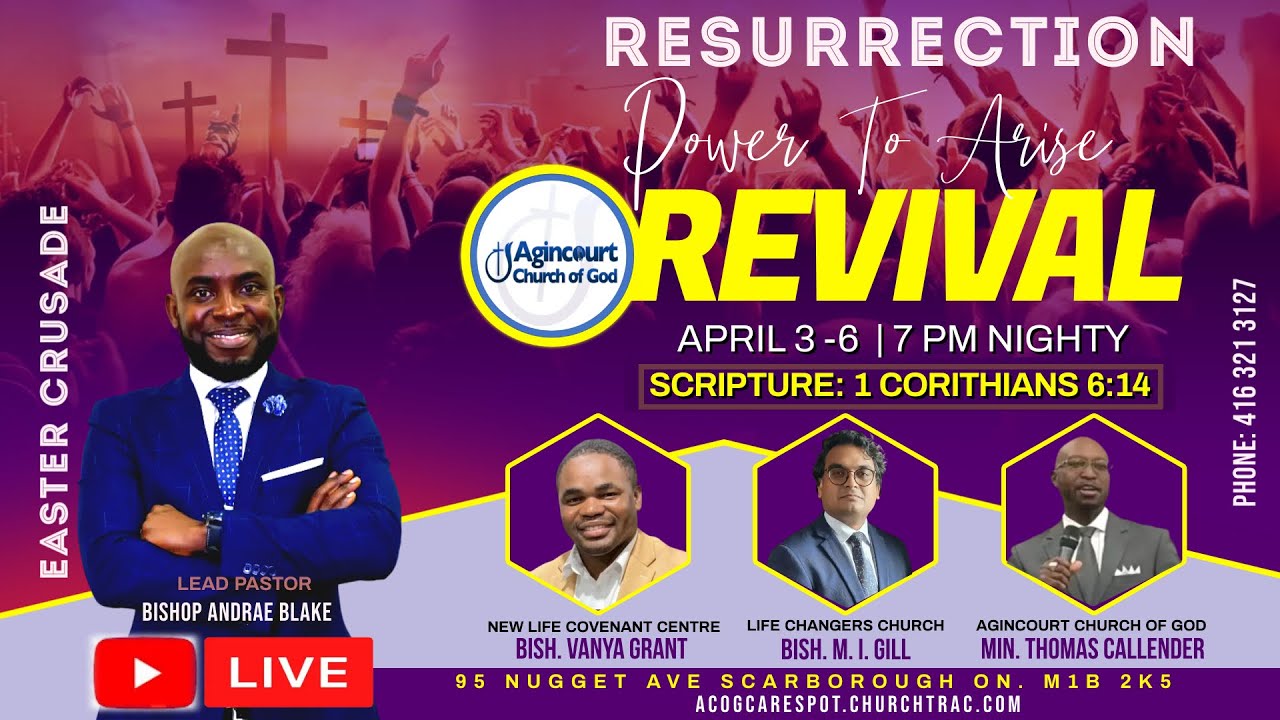 Easter Revival Crusade (3rd. Night) | Greater Love | Minister Thomas ...