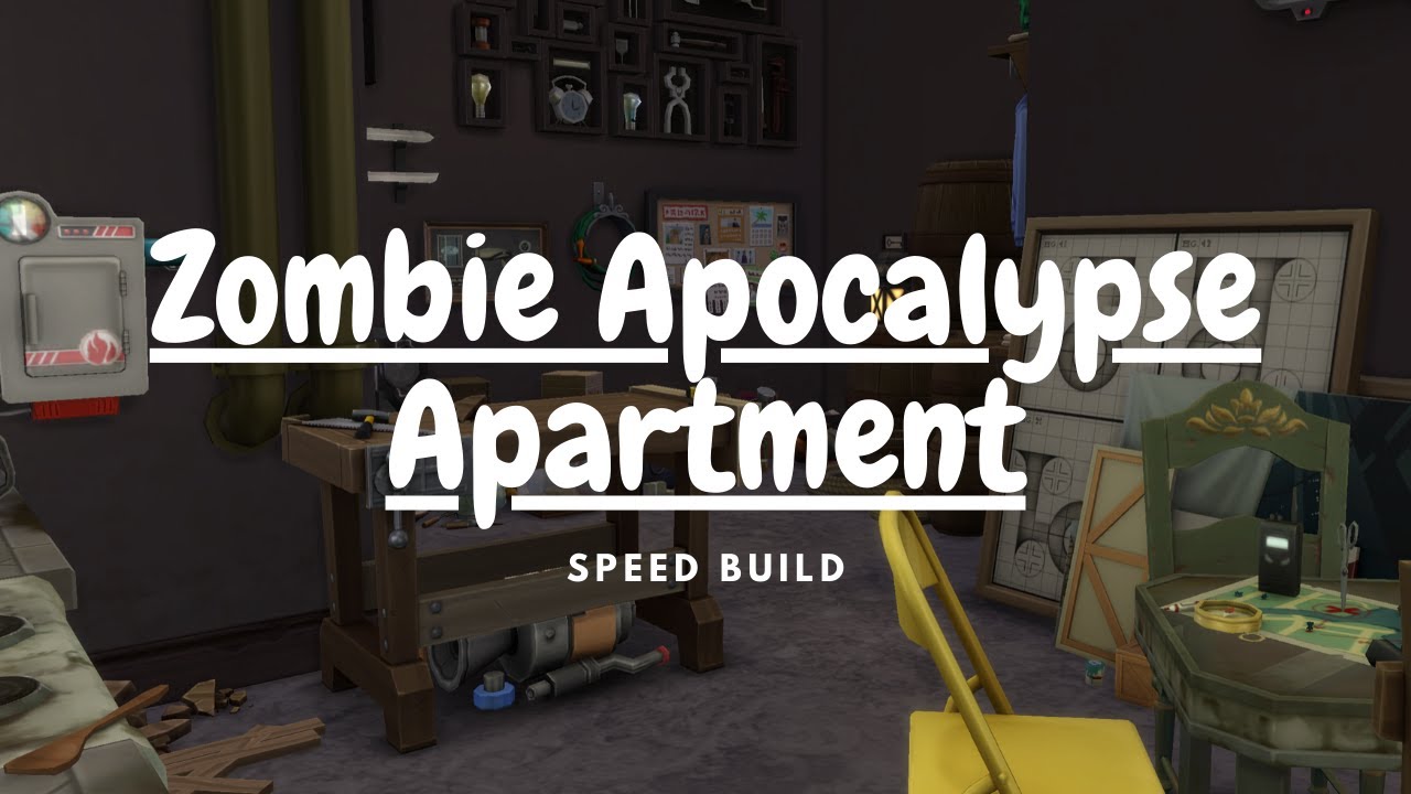 Zombie Apocalypse Apartment - Sims 4 Speed Build - YouTube