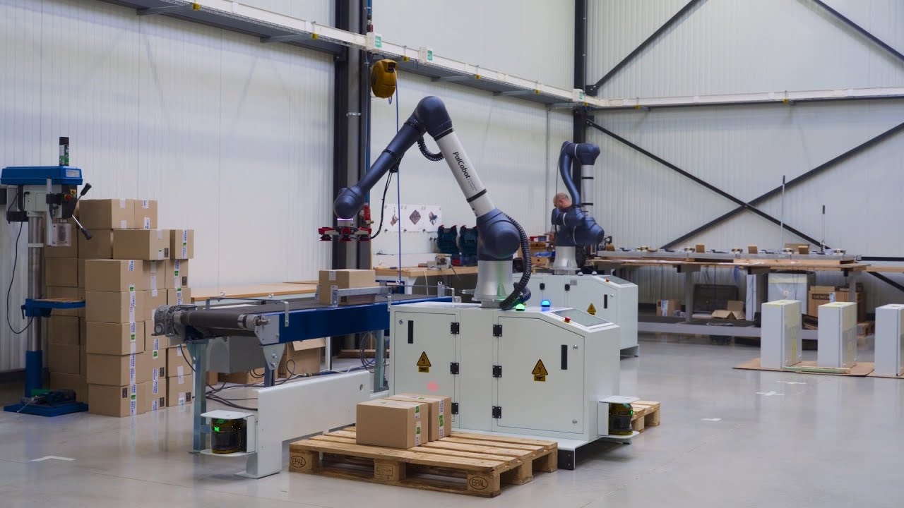 PalCobot XL - Large payload palletizing cobot - YouTube