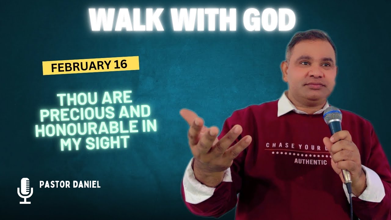 Walk with God Pastor Daniel 16/02/2025 - YouTube