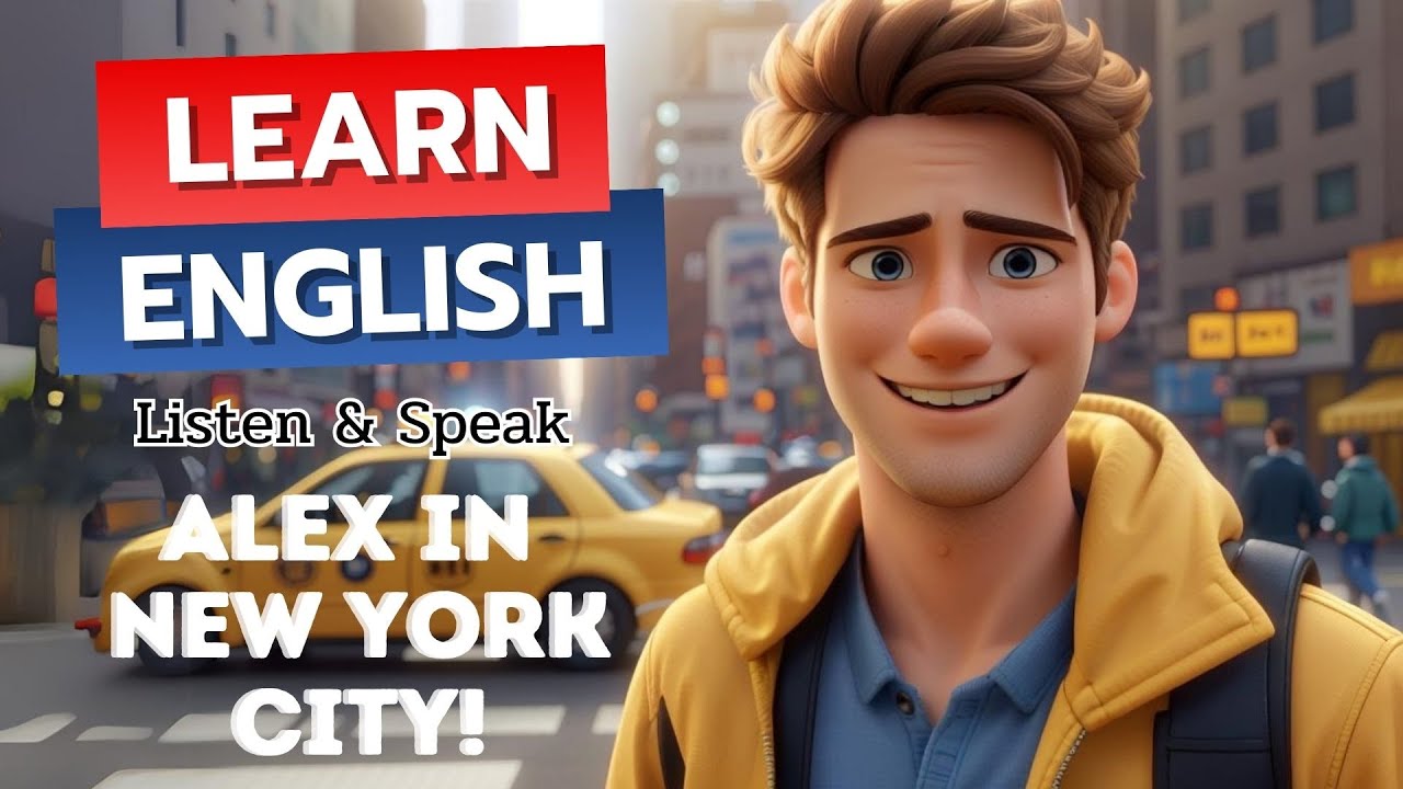 Alex in New York City | Practice English Daily | Listen & Speak Like a ...