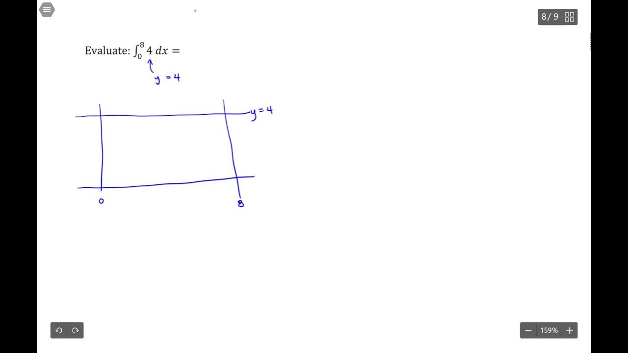 Definite Integrals: Evaluating Geometric Regions: Rectangular - YouTube