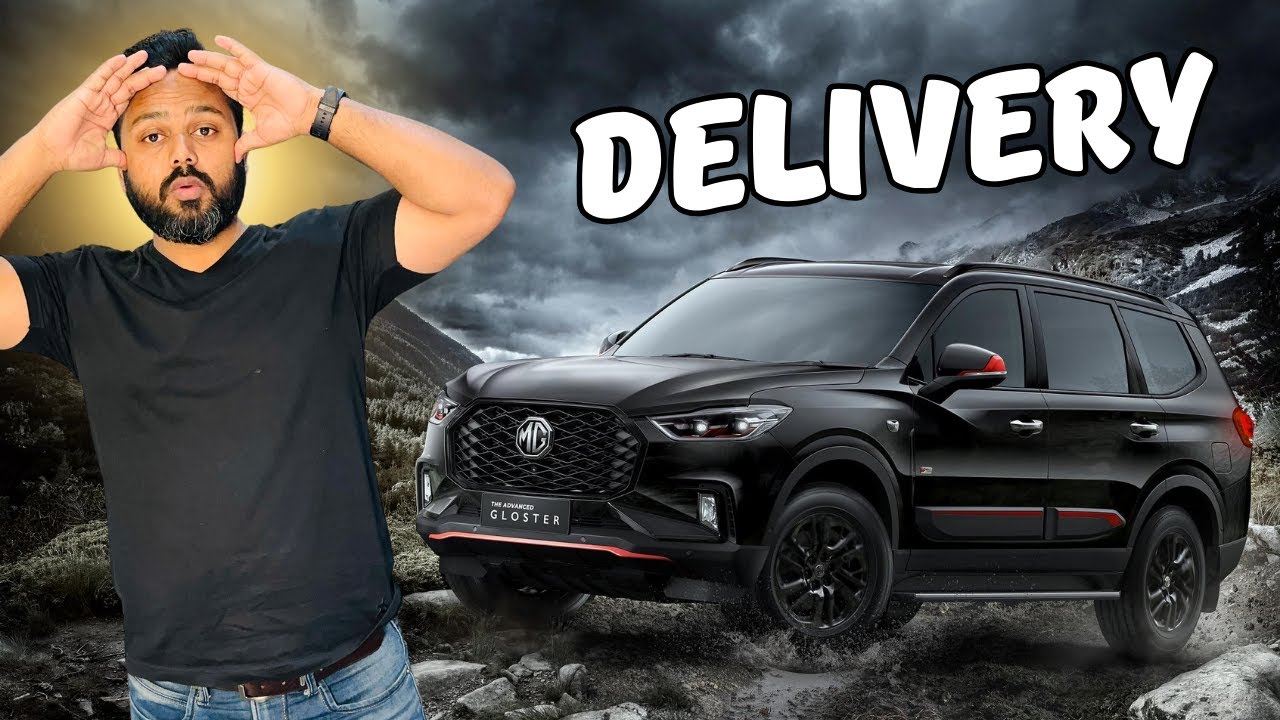🔥 New Car Black Storm | MG Gloster Delivery | MG Gloster Review ...