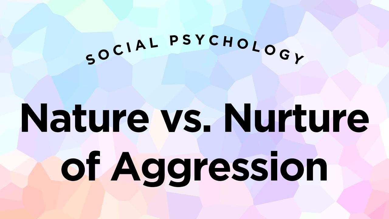 Nature vs. Nurture of Aggression - Social Psychology Lecture 11.4 - YouTube