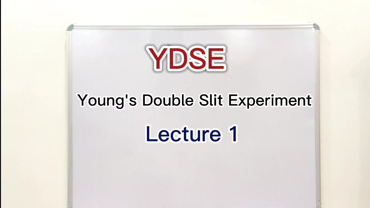 Young's Double Slit Experiment || YDSE || Class 12th || Physics Lecture ...