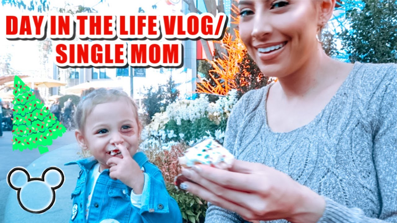 DISNEY IS SO MAGICAL DURING THE HOLIDAYS! | SINGLE MOM| DAY IN THE LIFE ...