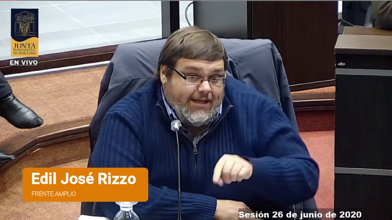 Edil José Rizzo Asuntos Previos 26 de junio de 2020 - YouTube
