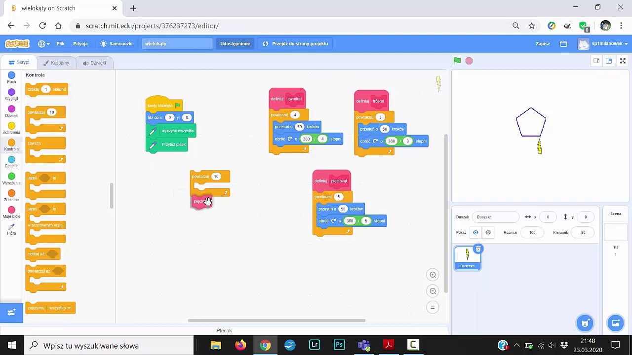 Jak rysować rozety w Scratch - YouTube