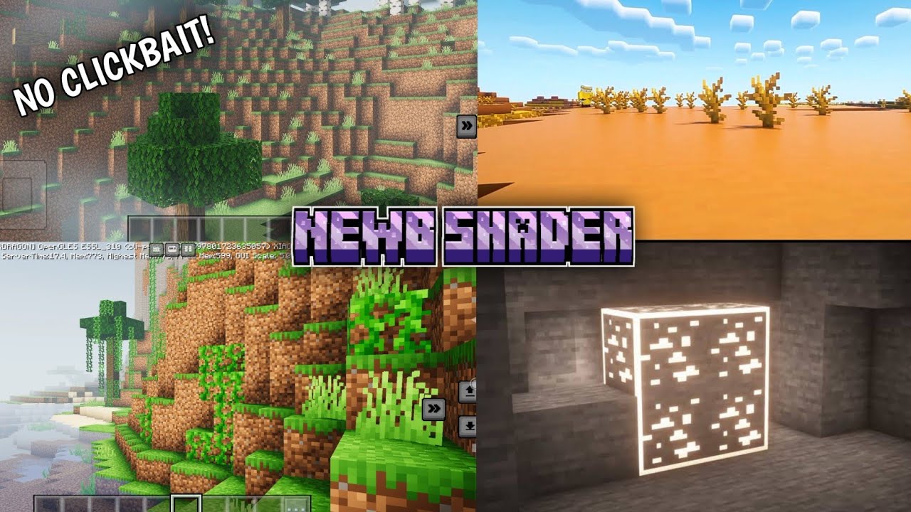 🌿Newb Shader Update Of Instantly New render dragon Shaders Minecraft Pe ...