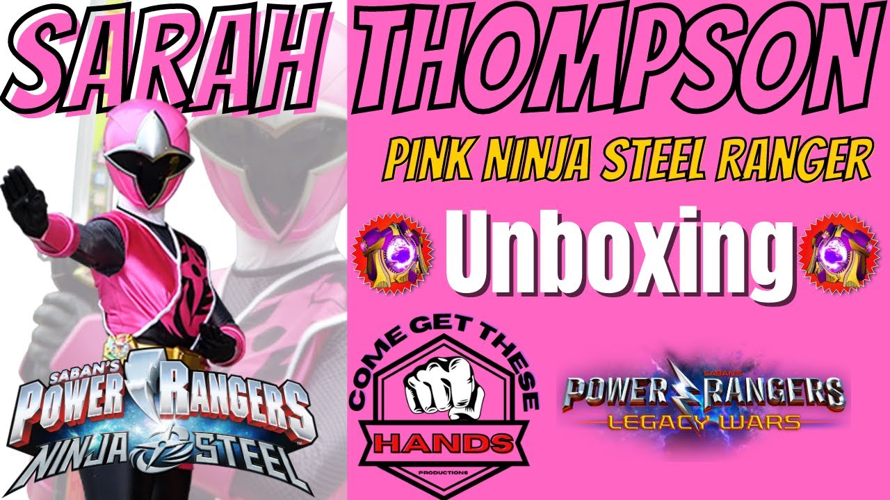 Power Rangers Legacy | Pink Ninja Steel Ranger Sarah Thompson ...