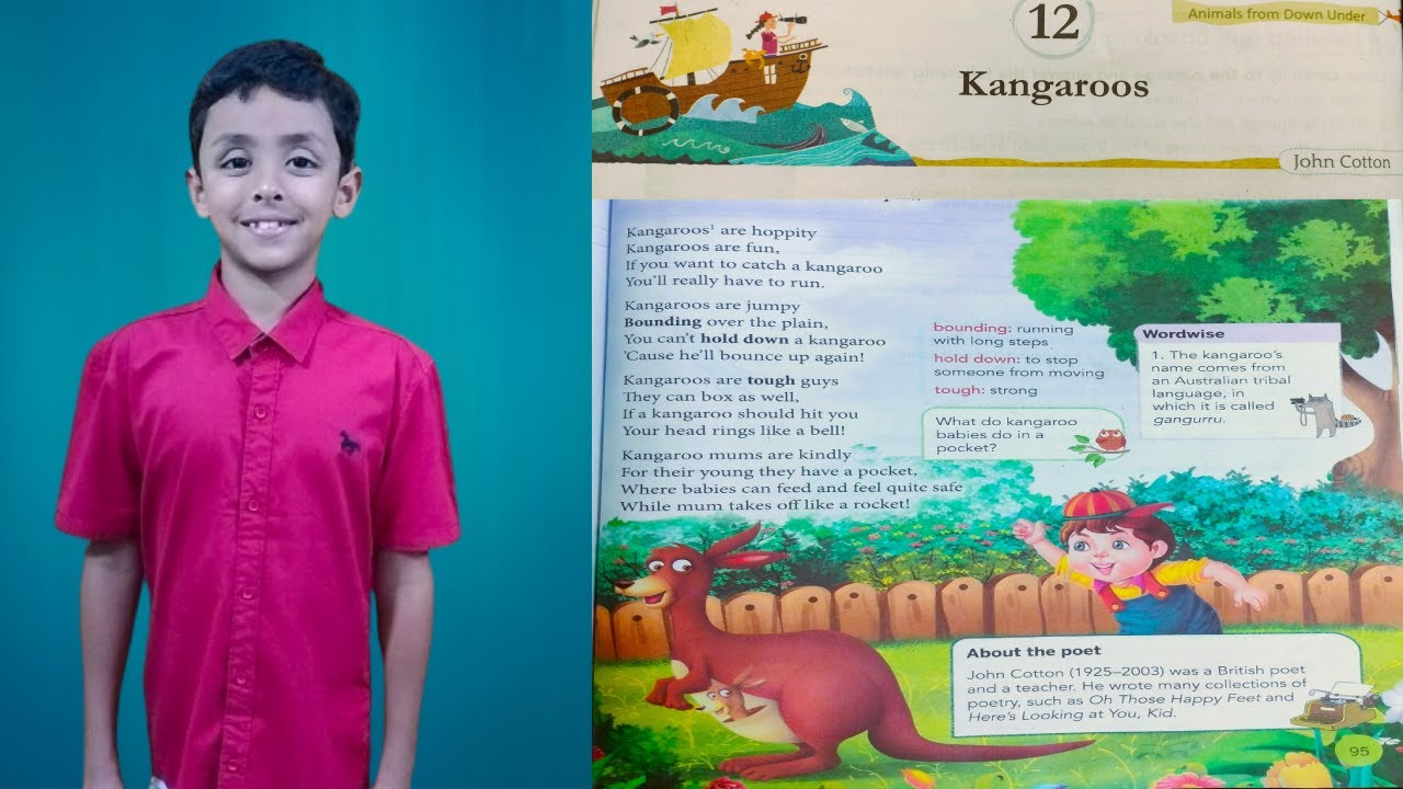 Recitation on Poem "Kangaroos" | Class 3 | English Literature - YouTube