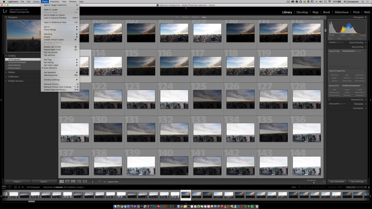Match Exposures of Images in Adobe Lightroom - YouTube