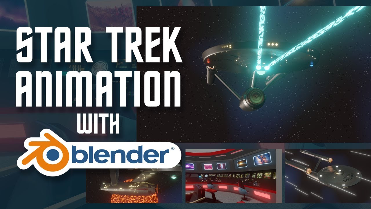 STAR TREK BLENDER 3D ANIMATION - YouTube