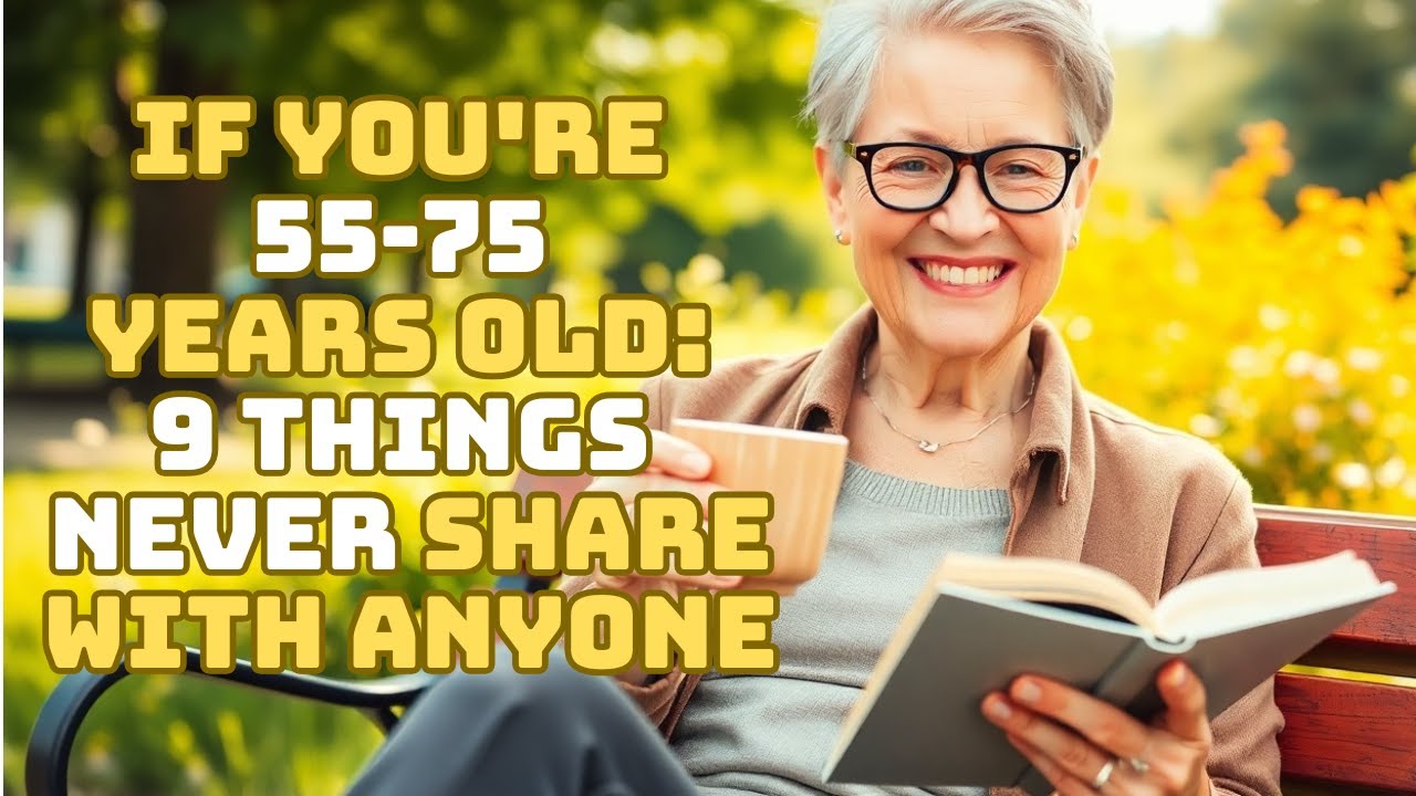 If You're 55-75 Years Old: 9 Things Never Share With Anyone - YouTube