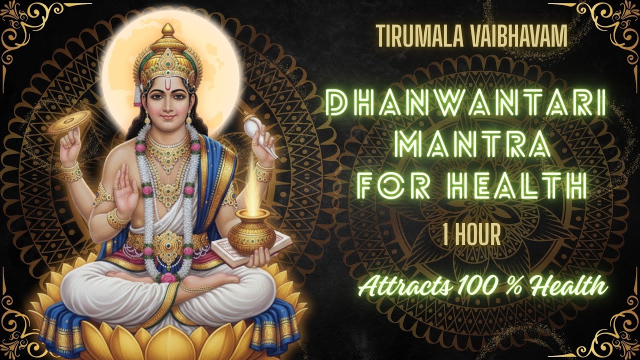 Dhanvantari Mantra 1 Hour 🙏 | Powerful Healing Chant for Health ...