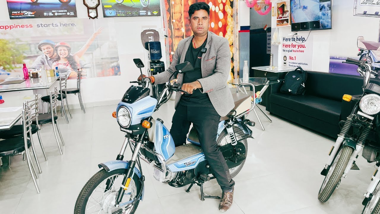 2024 Tvs XL 100 LUNA New Model || All Model Full Detailed Review In ...