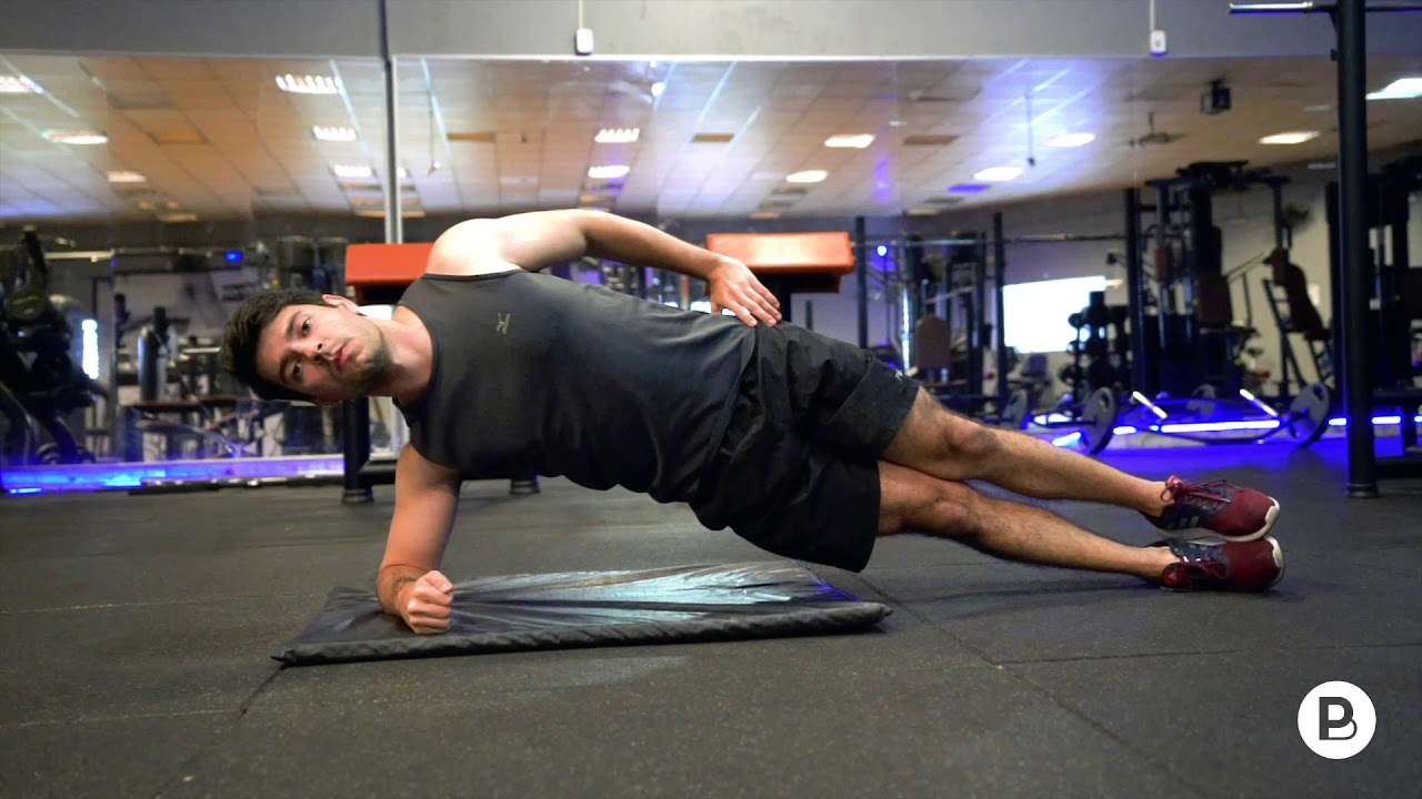 Abdominal prancha lateral - YouTube