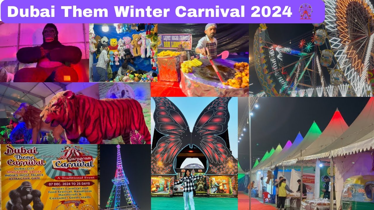 Dubai Vibes in Gurgaon | Stunning Carnival Experience || Dubai Them ...